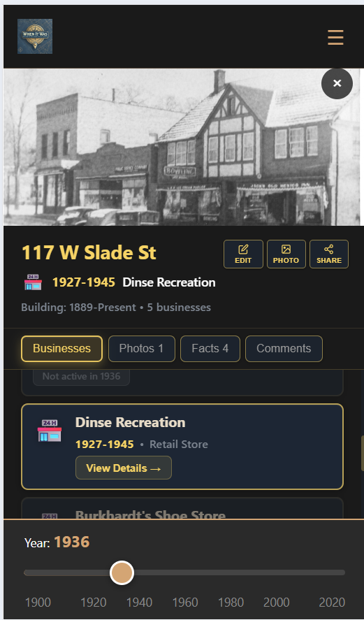 When It Was - Discover the Past, Experience the Present | Interactive ...